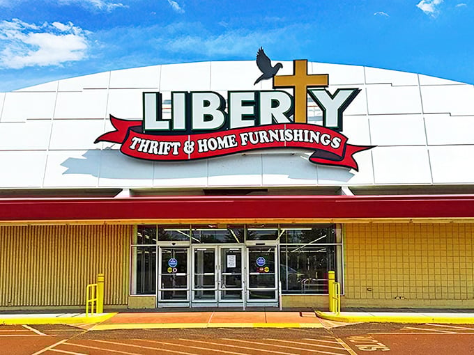 The unmistakable storefront beckons bargain hunters like a retail lighthouse. Behind those doors, treasures await the patient and the persistent.