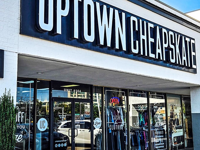 The sleek black and white signage belies what's inside – a treasure trove of fashion finds that'll make both your wardrobe and wallet do a happy dance.