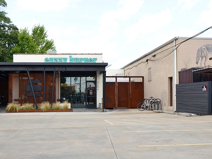 The unassuming exterior of Eazzy Burger belies the flavor explosion waiting inside. Like finding a Michelin star in a strip mall – Richmond's best-kept secret.