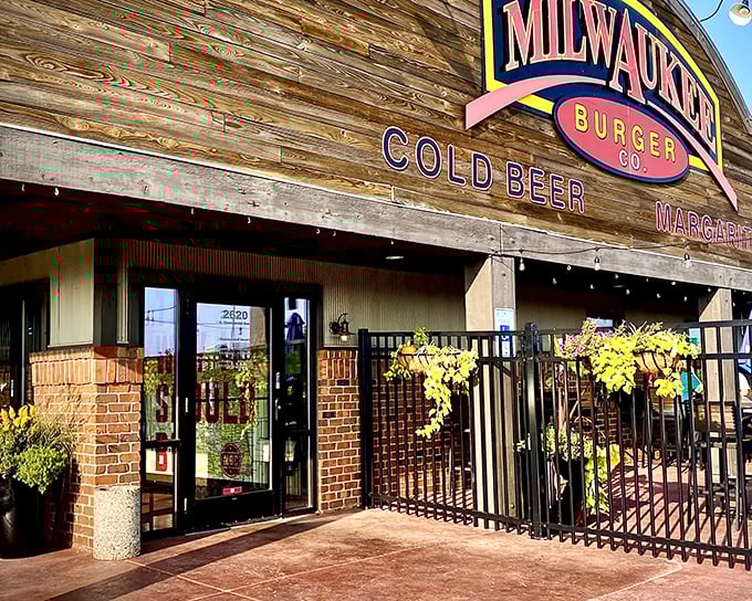 Rustic wood meets modern design at this Eau Claire hotspot. The "COLD BEER" sign isn't just decoration—it's a solemn promise they take seriously.