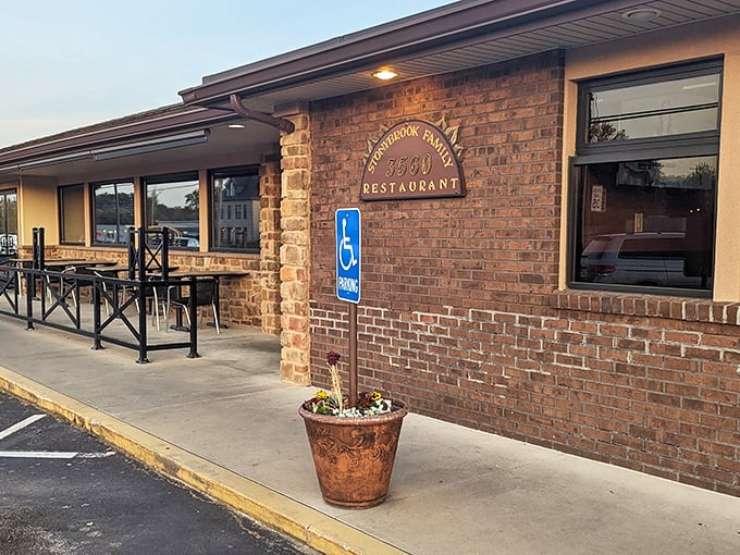 Welcome to breakfast paradise, where the parking lot fills up faster than your coffee cup.