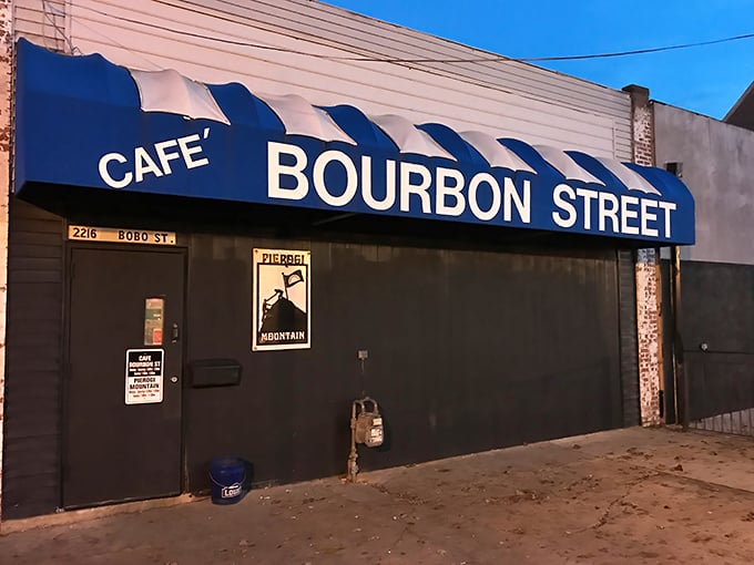 The unassuming exterior of Café Bourbon Street hides Columbus's best-kept culinary secret. Like finding a diamond in your grandmother's junk drawer.