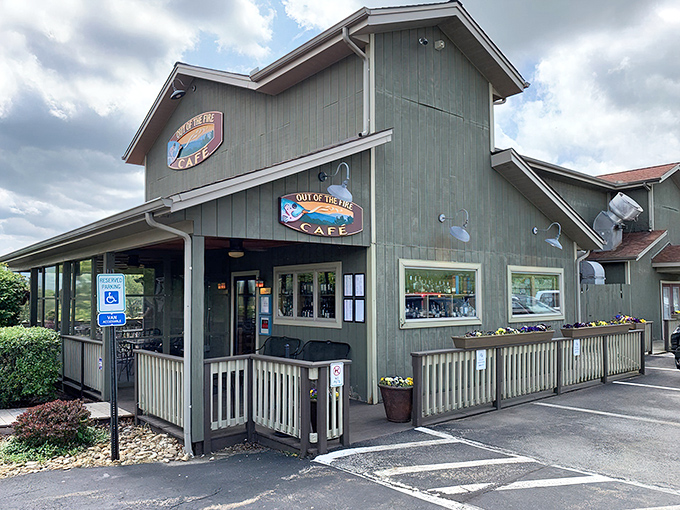 This unassuming green building holds culinary secrets that would make coastal restaurants weep with envy.