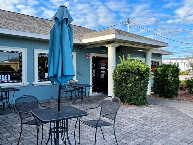The unassuming blue exterior of Cozy Oaks might not stop traffic, but locals know this modest building houses breakfast treasures worth setting your alarm for.