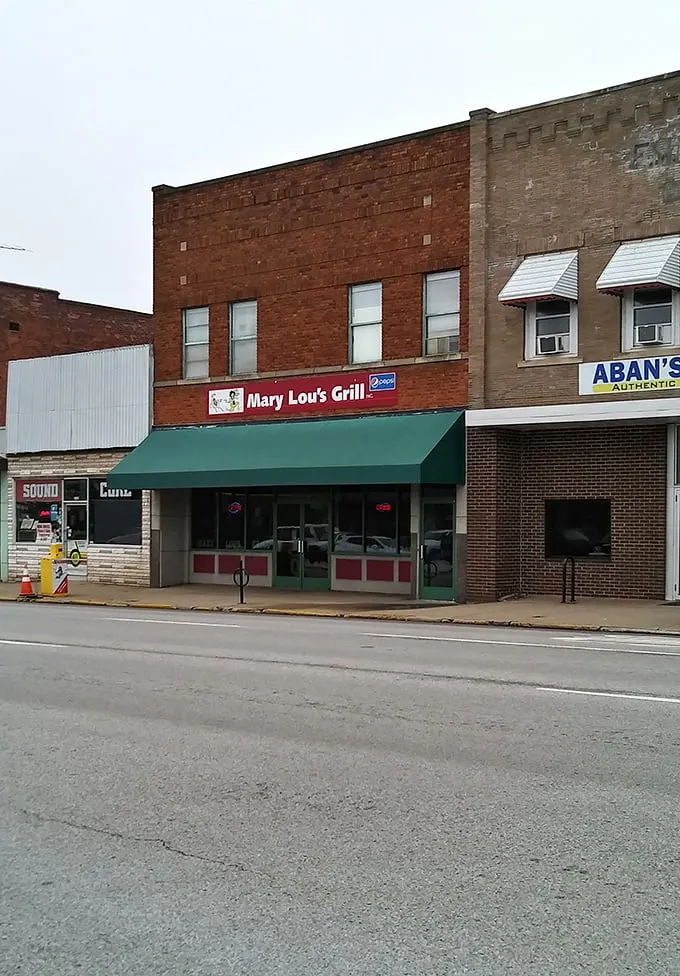 The unassuming brick storefront with its signature green awning stands as a beacon of breakfast hope on South Illinois Avenue in Carbondale.