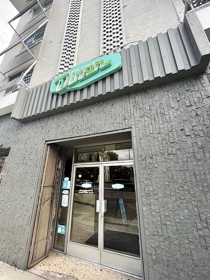 That retro-chic entrance isn't just Instagram bait—it's a portal to a world where breakfast is served all day and calories don't count on weekends.