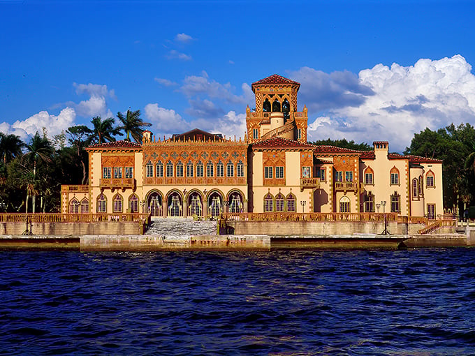 Like a Venetian palace that took a wrong turn and ended up in Florida, Ca' d'Zan commands attention from across Sarasota Bay's sparkling waters.