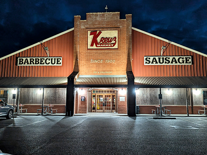 This brick fortress of barbecue stands ready to convert even the most stubborn vegetarians with smoke signals alone.