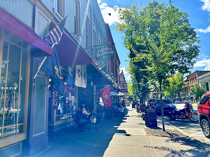 Main Street magic awaits behind those red awnings, where Italian dreams come true in small-town Pennsylvania.