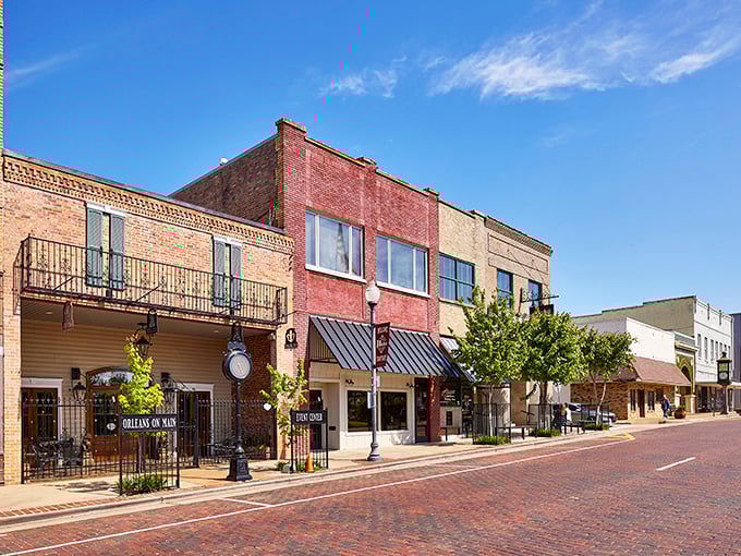 Historic storefronts stand shoulder-to-shoulder like old friends, their varied facades creating downtown's distinctive character. Retirement never looked so inviting.