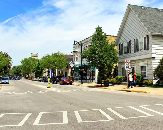 Washington Avenue stretches before you like a Norman Rockwell painting come to life, where historic storefronts invite exploration rather than just Instagram photos.