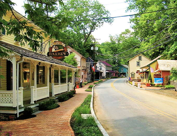 Main Street magic! Saint Peters' charming thoroughfare looks like it was plucked straight from a Hallmark movie, minus the predictable plot.