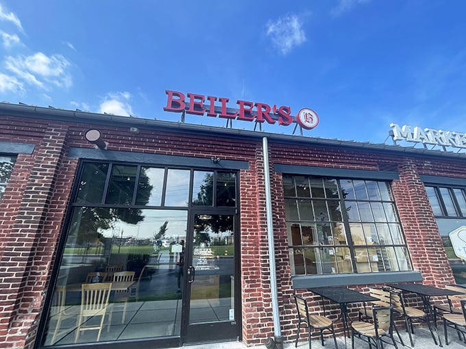 The brick facade of Beiler's might not scream "life-changing pastries inside," but that's part of its charm—like finding a treasure in the most unassuming package.