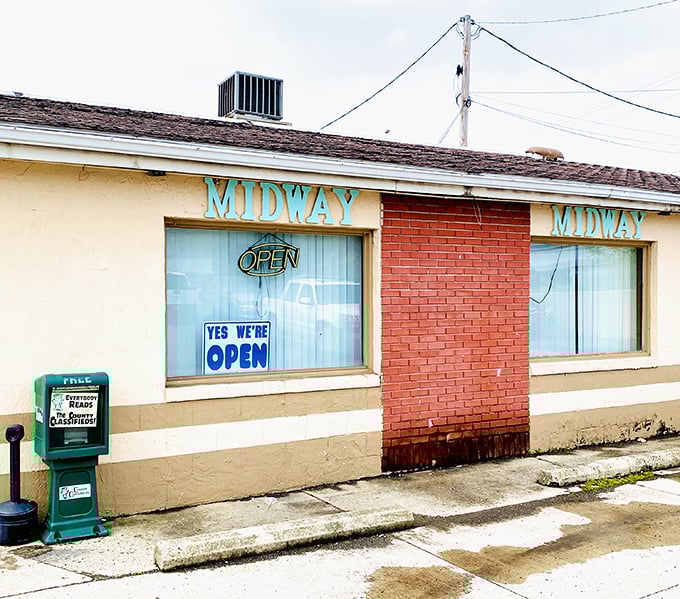 The unassuming exterior of Midway Restaurant in Kenton might not scream "culinary destination," but that's exactly how hidden gems are supposed to look.