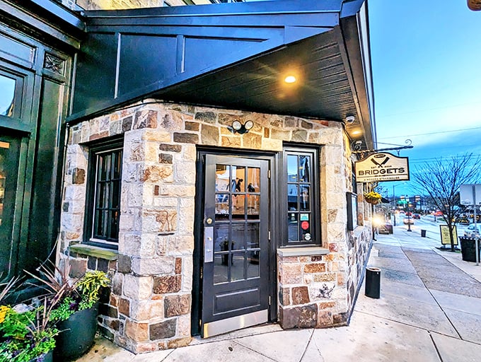 The stone facade of Bridget's welcomes you like an old friend who happens to be an architectural genius. Ambler's culinary cornerstone stands ready for your arrival.