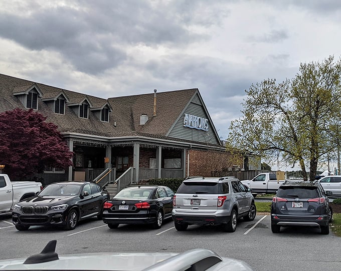 From the outside, it's all Eastern Shore charm – the kind of place where your GPS says "you've arrived" and your stomach says "thank goodness."