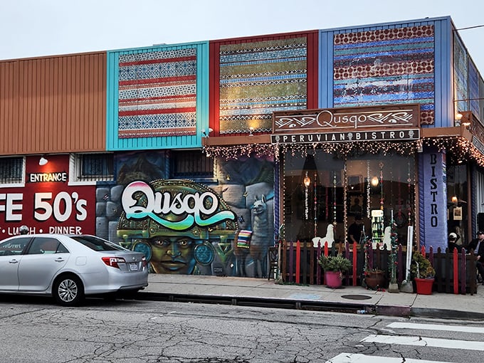 That iconic neon sign beckons like a time machine on wheels. "Time to Eat" indeed—the clock's always right when it's pointing to comfort food o'clock.