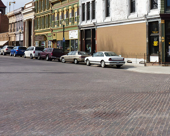Brick streets and historic storefronts – Mount Carroll's downtown looks like a movie set where Jimmy Stewart might dash around the corner at any moment.