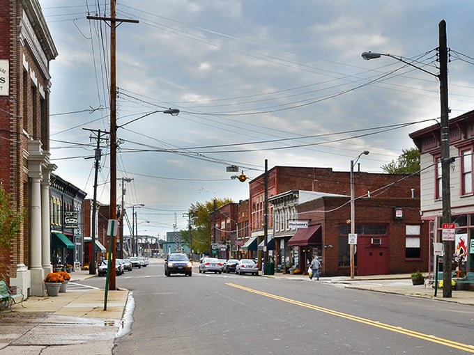 Downtown Ashtabula's historic brick buildings stand as living monuments to simpler times, offering charming storefronts where retirement dollars stretch further than your imagination.
