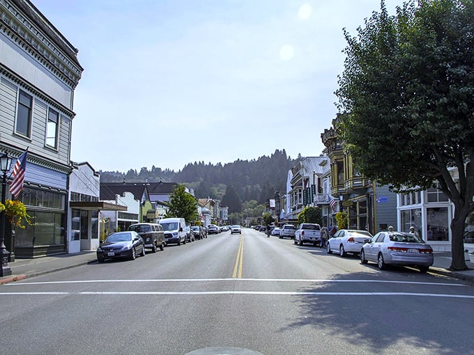 Stroll down this pristine Victorian thoroughfare and you might forget what century you're in – until someone's car alarm reminds you it's definitely not 1899.