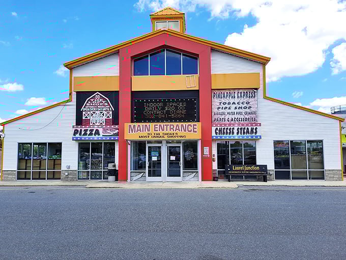 This colorful barn-turned-marketplace proves that Delaware's best treasures hide behind the most unexpected facades.