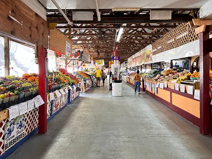 A produce paradise where Florida's bounty is displayed with pride. Who needs fancy grocery stores when nature's candy is this fresh and vibrant?