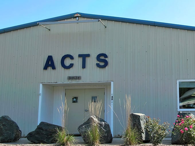 The unassuming exterior of ACTS belies the treasure trove within. Like a thrifting TARDIS, it's bigger on the inside than physics should allow.