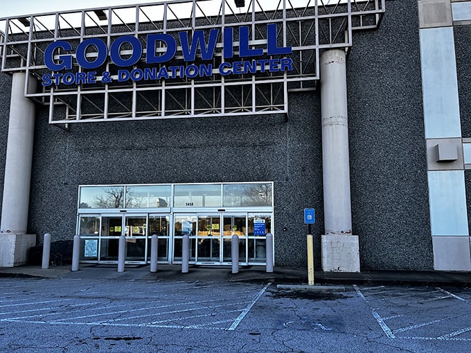 1. the enormous thrift store in georgia where you can build a new wardrobe for $45