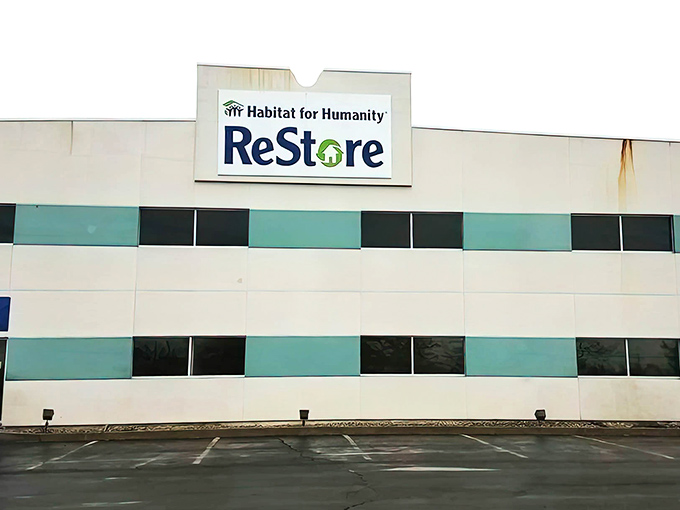 Like a treasure chest disguised as a warehouse, this unassuming building holds decades of stories.