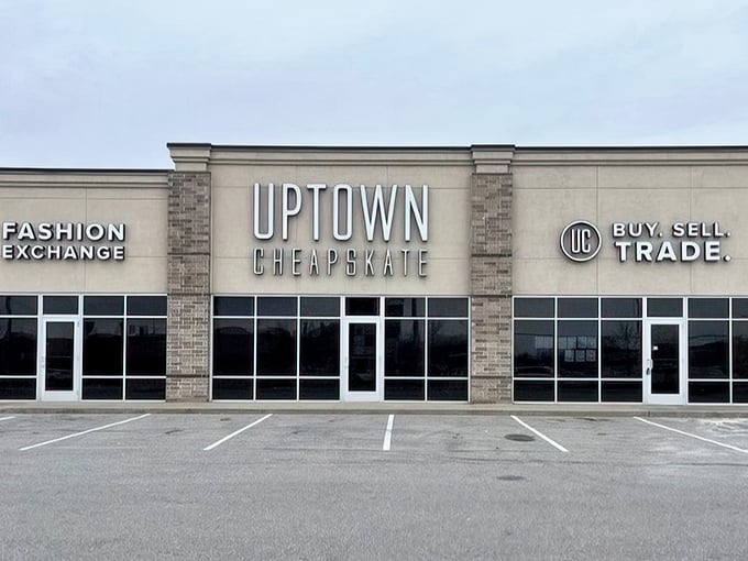 The storefront promises what every fashionista dreams of: designer labels without designer prices. Welcome to Fort Wayne's temple of thrifty treasures.