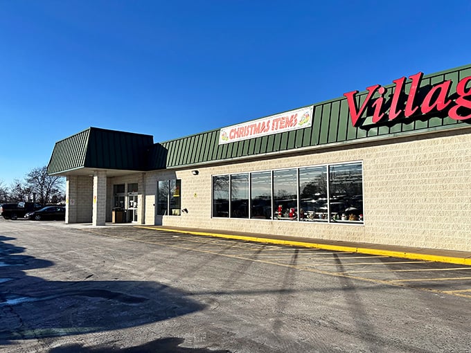 That green roof isn't just a color choice – it's a beacon calling bargain hunters from across Ohio.