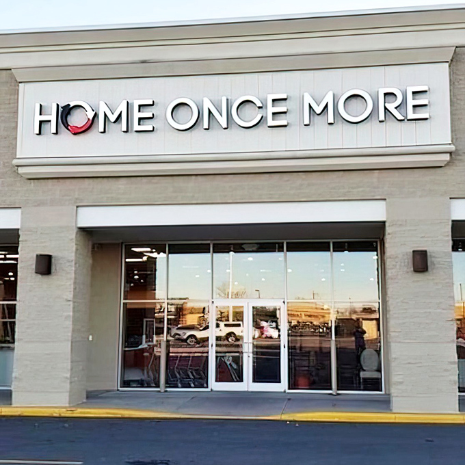 The unassuming exterior of Home Once More in Findlay hides a treasure trove within. Like finding a $20 bill in last year's winter coat – but better!