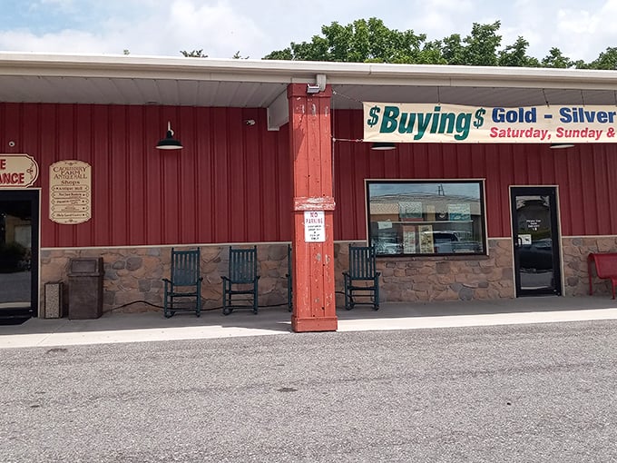 Cackleberry Farm Antique Mall’s modest façade hides a world of surprises — a quiet master of the art of keeping its finest treasures tucked inside.