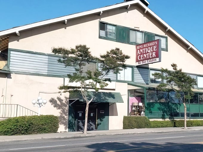 The unassuming exterior of King Richard's belies the wonderland within—like finding Narnia in a suburban strip mall.