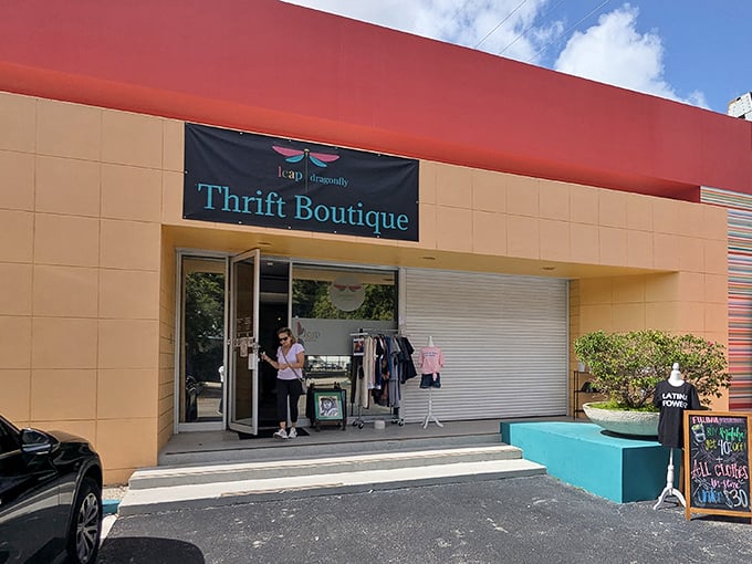 The unassuming exterior hides a treasure trove within. Like finding a five-star restaurant in a strip mall, Dragonfly's modest façade is just the beginning of the adventure.