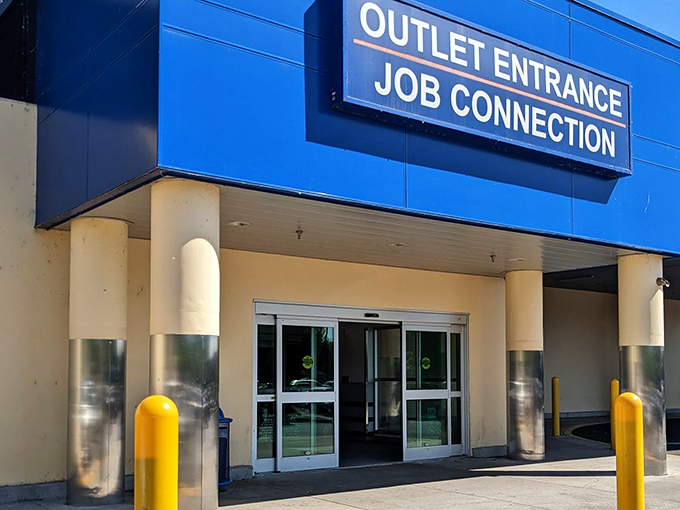 The unassuming exterior belies the treasure trove within. Like a Vegas casino, this place keeps its windows minimal so you'll lose track of time inside.