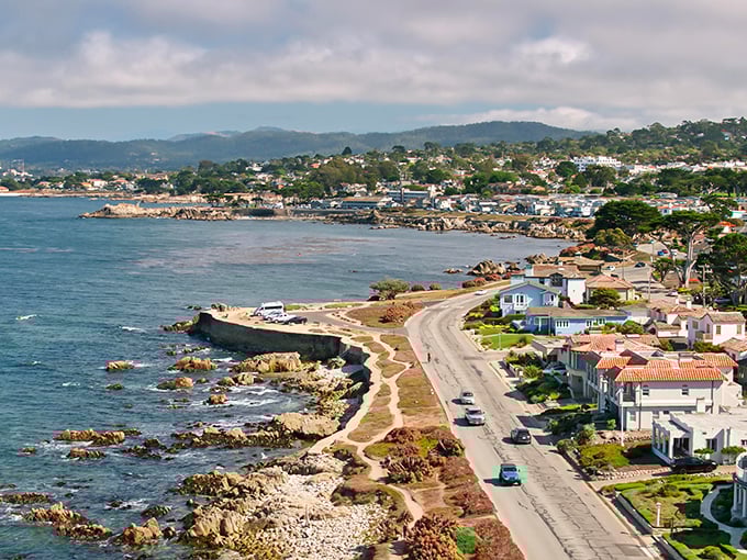 Pacific Grove's coastline unfolds like nature's own IMAX theater, where million-dollar views come standard with every visit.