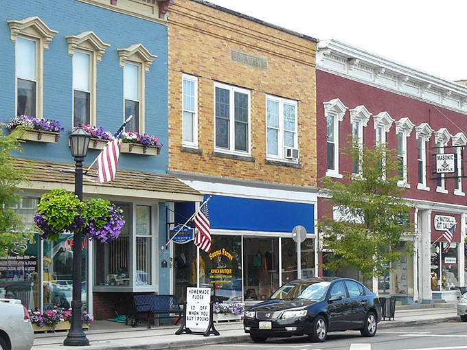 Downtown Vermilion's colorful storefronts aren't just pretty faces—they're the beating heart of a community that knows the value of a good porch swing.