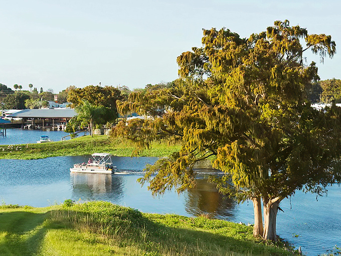 Lake Okeechobee's peaceful waters prove paradise doesn't require a passport – just a fishing pole and patience.