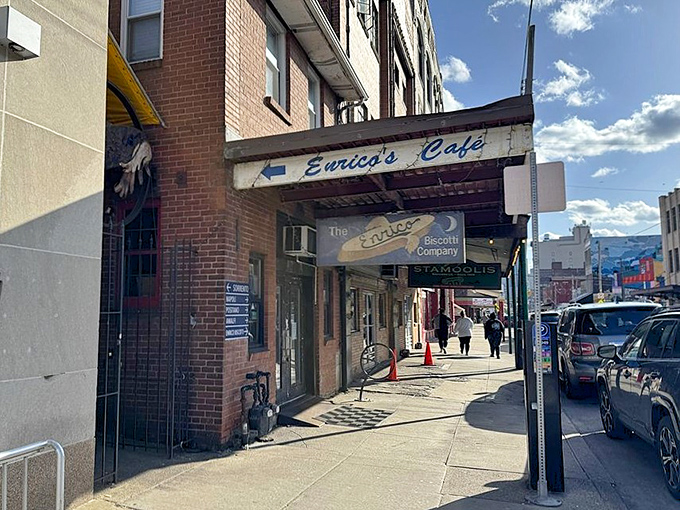 The unassuming brick façade of Enrico Biscotti in Pittsburgh's Strip District hides culinary treasures that would make any Italian nonna proud.