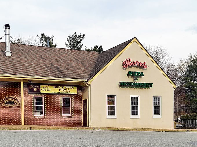 The unassuming exterior of Rocco's Pizza in Exton hides a culinary treasure within. That brick oven isn't just for show—it's the secret weapon behind Pennsylvania's most talked-about pies.