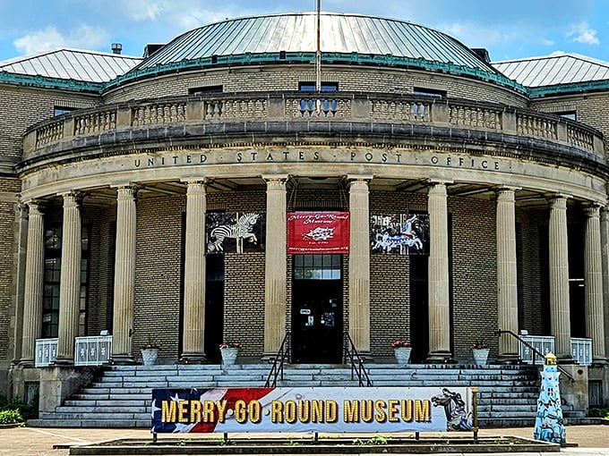 Majestic steeds frozen in eternal gallop, this working carousel isn't just museum eye candy—it's a rideable time machine that delights visitors of all ages.