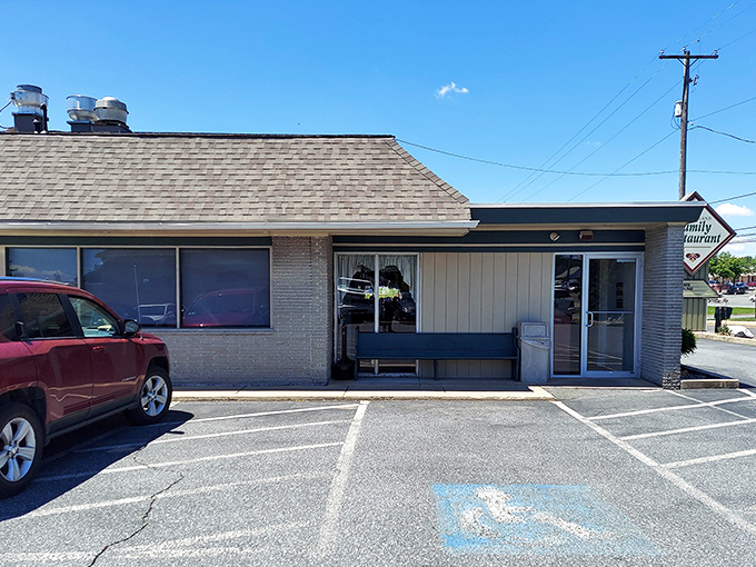 The unassuming exterior of New Holland Family Restaurant proves once again that culinary treasures often hide in plain sight. Pennsylvania's best-kept secret awaits!