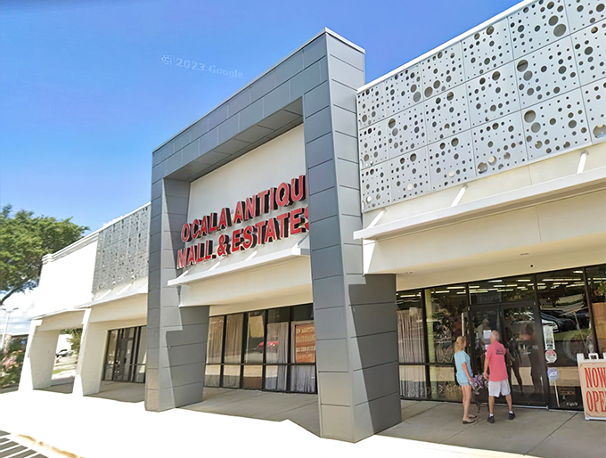 The modern exterior belies the time-traveling adventure waiting inside. Like a portal to the past with convenient parking.