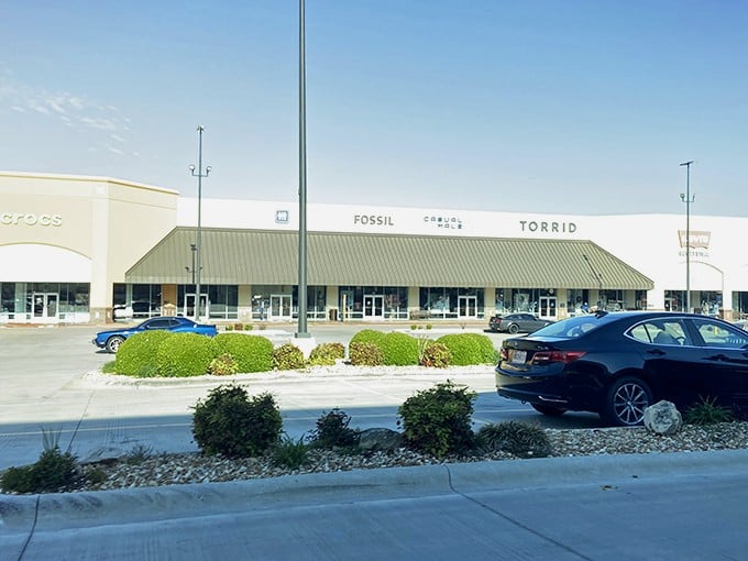 The retail promised land awaits! Tanger Outlets Branson's iconic entrance stands ready to transform shopping from chore to adventure.
