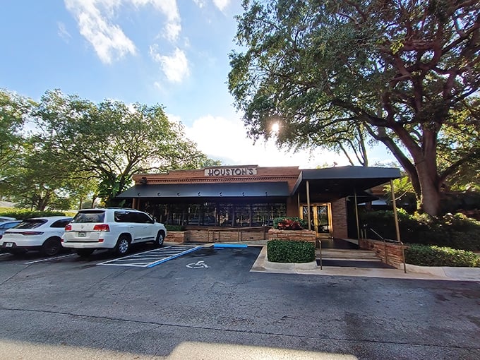 Nestled under Florida's sprawling oaks, Houston's unassuming exterior hides culinary treasures like a speakeasy for your taste buds.