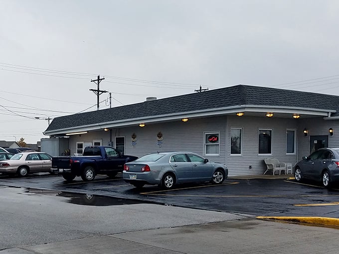 Cars fill the modest parking lot even on a gray day—the universal signal that locals know something visitors should discover. Ohio's weather may be unpredictable, but Granny's quality never is.
