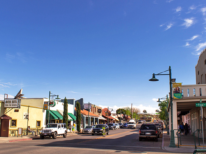 Main Street Cottonwood stretches before you like a welcoming handshake, where small-town charm meets big mountain views.
