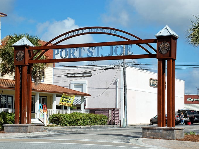 The gateway to Port St. Joe's charming downtown, where Florida's forgotten coast welcomes visitors without the tourist-trap fanfare.