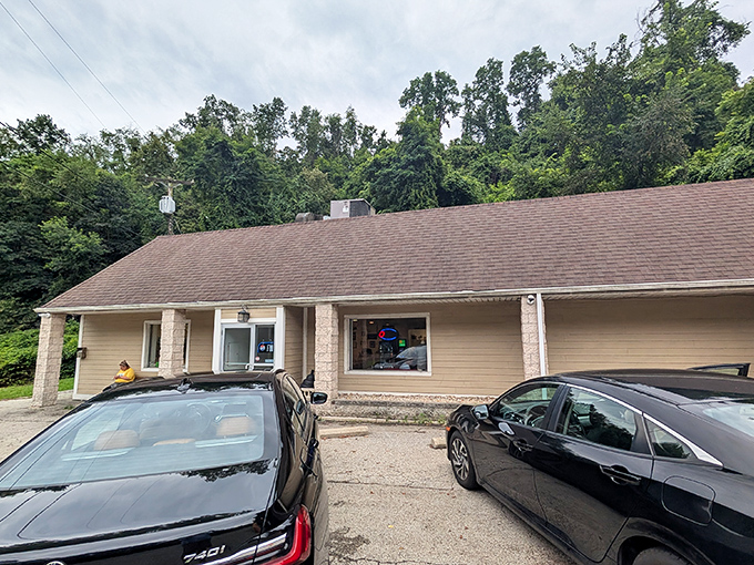 The unassuming exterior of Vincent's Pizza Park might fool you, but that packed parking lot tells the real story. Pizza pilgrims know where to find salvation.
